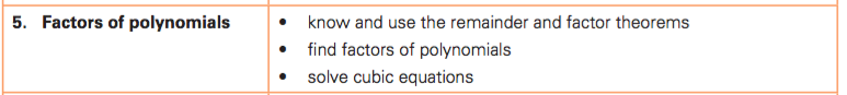 Unit 5: Polynomials | bispmaths
